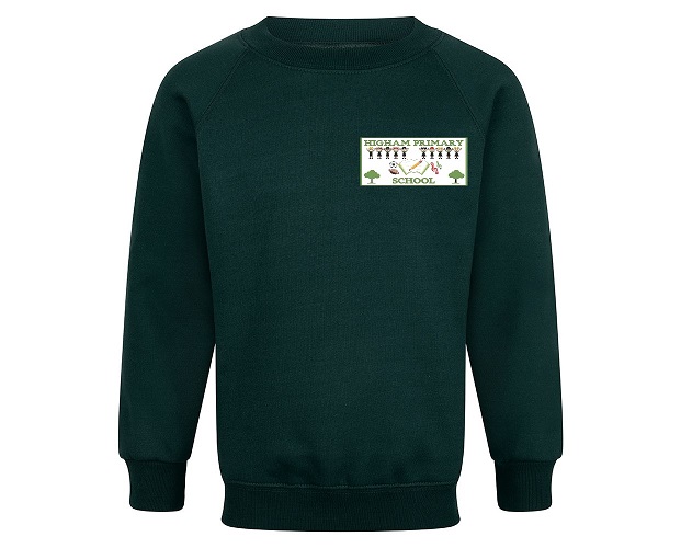 HIGHAM PRIMARY SCHOOL - HIGHAM PRIMARY SWEATSHIRT - School Time